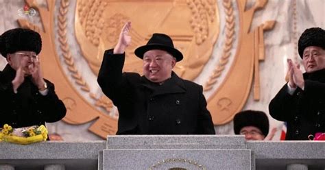 Kim Jong Un Presides Over Military Parade Cbs News