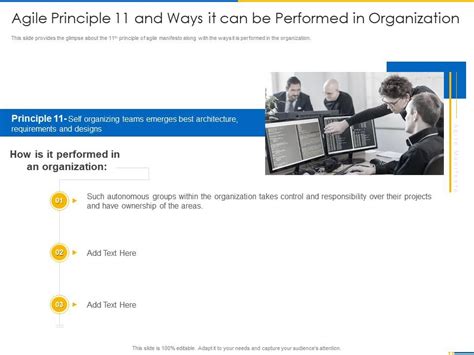 Agile Principle 11 And Ways It Can Be Performed In Organization Agile