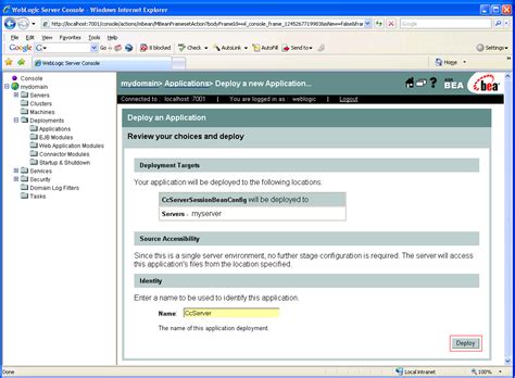 Corticon 5 X Sample Ear Installation For Weblogic 8 1 Progress Community
