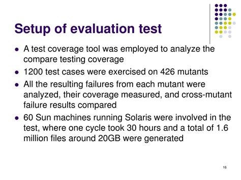 Ppt The Effect Of Code Coverage On Fault Detection Capability An