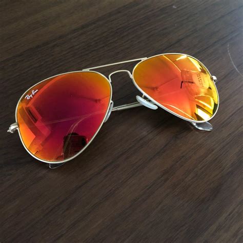 √画像をダウンロード Ray Ban Polarized Aviator Flash Lens Sunglasses 191071 Ray