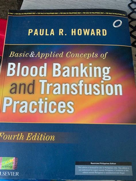 Blood Banking And Transfusion Practices Hobbies Toys Books