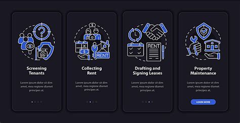 Night Mode Onboarding Screen For Mobile App Featuring Precision