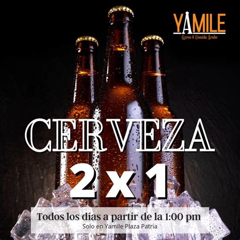 Súper Promo 👌🍻cerveza 2x1🍻 Grupo Sandys Restaurantes