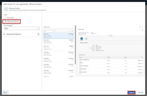 Capture And Declare An Application To Trigger Technical Events Sap