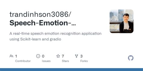 GitHub Trandinhson Speech Emotion Recognition App A Real Time Speech Emotion Recognition