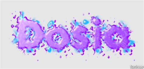 Dosia Text Effect And Logo Design Name