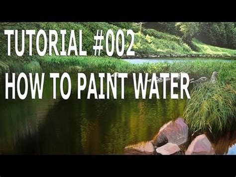 How To Paint Reflections On Water Oil Painting Tutorial Youtube