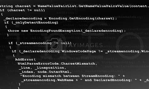 Programming Code Source Background Texture Illustration Design By