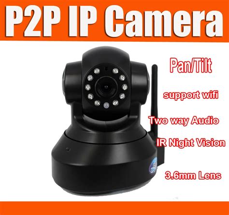 Wireless IP Camera P P P Plug And Play Two Way Audio Support WiFi PTZ Night Vision Support TF
