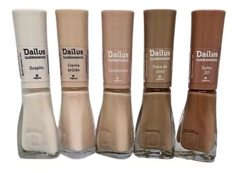 Kit Esmalte Dailus Coleção Queridinhos Meu Bem Querer 5 Und