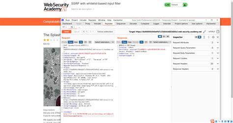 Burpsuit 靶场server Side Request Forgeryburp靶场地址 Csdn博客