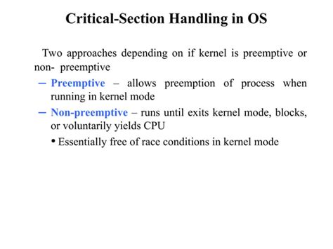 Chapter 5 Process Synchronization Unit 2 Ppt