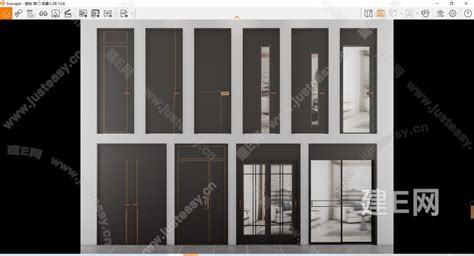 新中式单开门模型su模型下载 Id106579818 建e网su模型