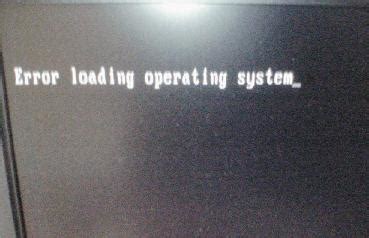 Error Loading Operating System Windows Xp