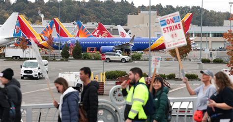 Boeing Factory Workers Vote To Reject Contract And Continue 6 Week