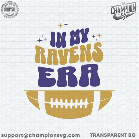 In My Ravens Era Football Svg