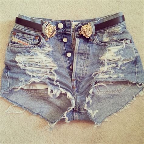 Extremes Any Size Vintage High Waisted Denim Shorts High Waisted