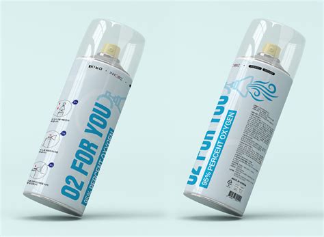 휴대성과 청량함을 담다 산소캔 패키지 디자인