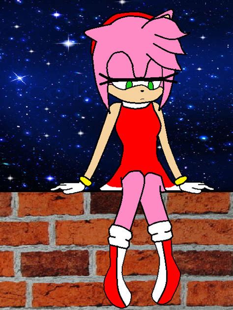 Amy Rose Alone By Sacha The Hegie On Deviantart