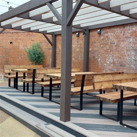 Bar Outdoor Furniture Discovery Tables And Bench Woodberry