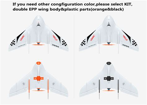 Kingkong Ldarc Tiny Wing 450x 431mm Wingspan Epp Fpv Rc Airplane Flying