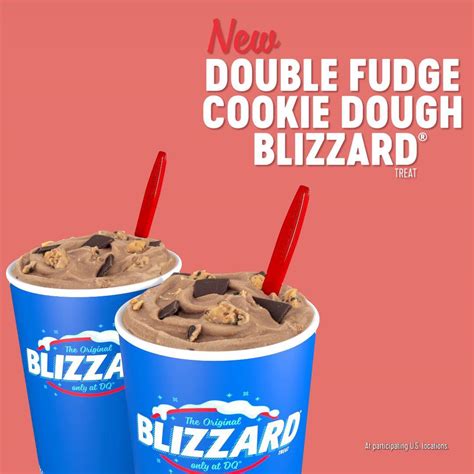 Dairy Queen New Double Fudge Cookie Dough Blizzard Treat