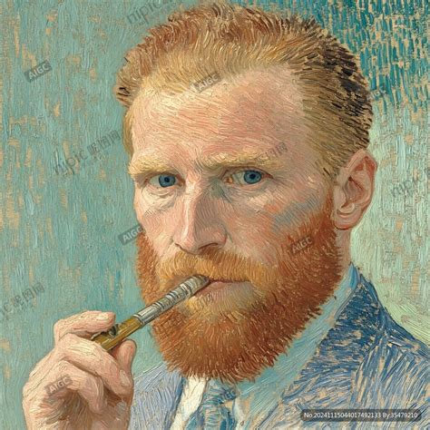 Ai创作图没有耳朵的梵高自画像 布面油画肖像 梵谷 不朽的梵高 凡高 溶化的梵高 写实主义肖像画 名人油画 画布肖像画 丙烯肖像画 调色板自画像肖像画 梵高油画风 写实的肖像画 梵高画风 油画
