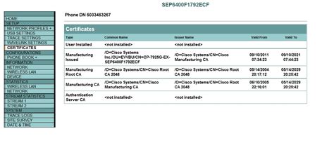 Exporting Manufacturing Root Certificate And Manufacturing Ca