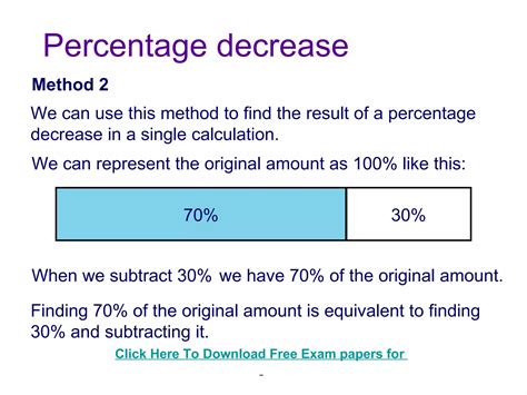 Calculate Percentage Change PPT