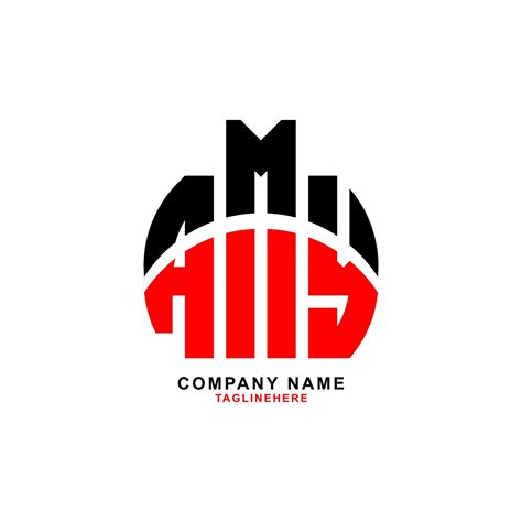 Creative Amy Letter Logo Design With White Background 10965582 Vector
