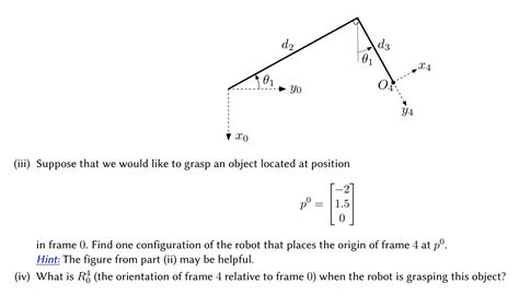 Consider The Manipulator Shown Below Consisting Of Chegg