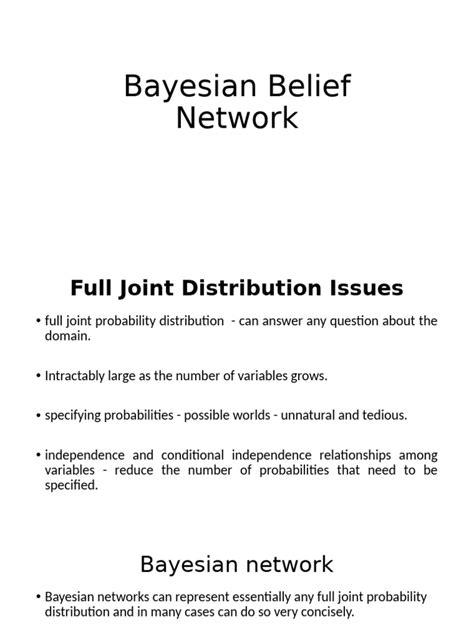Bayesian Belief Network Pdf