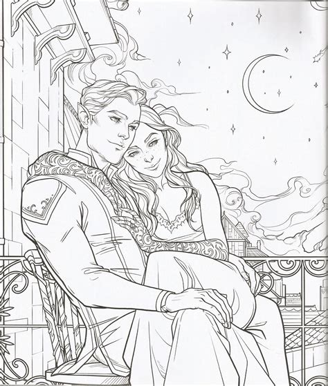 A Court Of Thorns And Roses Coloring Pages