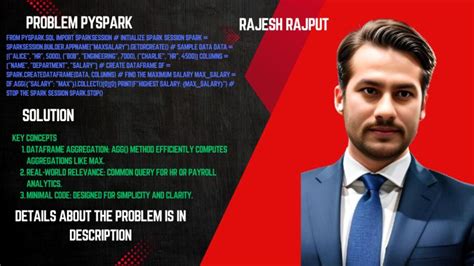 Rajesh Kumar Rajput On Linkedin Pyspark Dataprocessing Bigdata