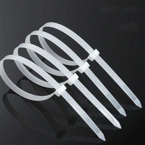 Nylon Zip Ties Cable Ties White Self Locking Plastic Ties Gardening