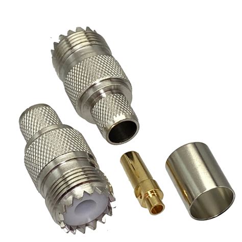 Connecteur UHF PL Femelle pour câble coaxial LMR RG à sertir