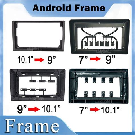 Din Universal Android Car Radio Fascia Frame Din Car Radio Fascia Frame Dash Kit