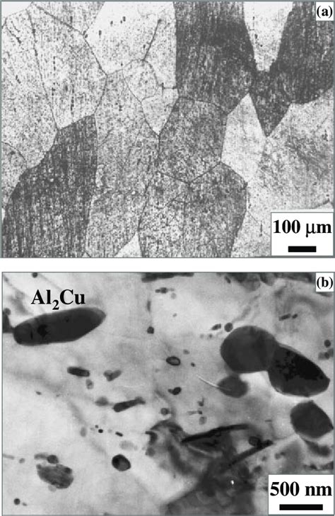 Initial Microstructure Of Al 3 Cu Alloy Before Ecap A Optical And Download Scientific