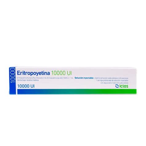 Eritropoyetina 10000 Ui Solucion Inyectable Cont 1 Unidad Punto Farma