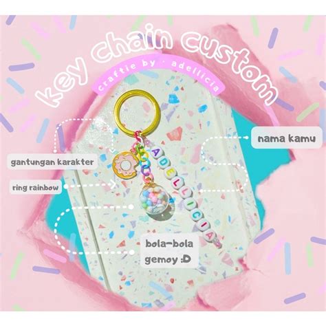 Jual Gantungan Kunci Lucu Gantungan Kunci Aesthetic Gantungan Kunci