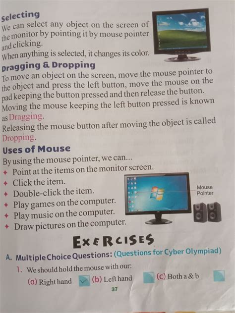 Using The Mouse Computer Assignment Teachmint