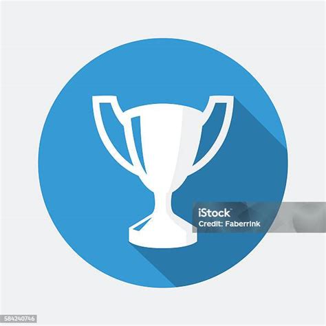 간단한 트로피 컵 아이콘 1위에 대한 스톡 벡터 아트 및 기타 이미지 1위 경쟁 그림자 Istock