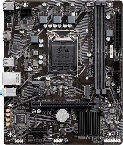 Купить Материнская плата GIGABYTE H510M K Intel H510, FCLGA1200, DDR4 ...