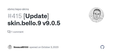 [update] Skin Bello 9 V9 0 5 · Issue 415 · Xbmc Repo Skins · Github