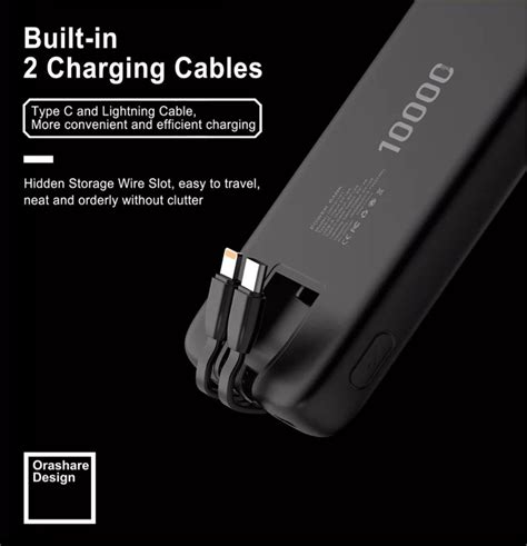 Orashare 10000mAh Powerbank Mobile Phones Gadgets Mobile Gadget