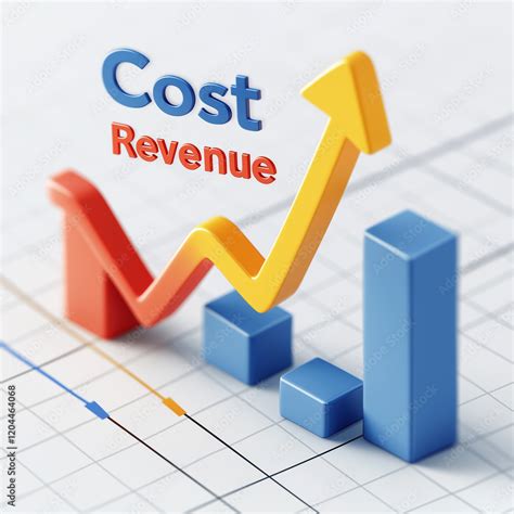 Break Even Analysis Icon 3d Illustration Of A Revenue Vs Cost Graph
