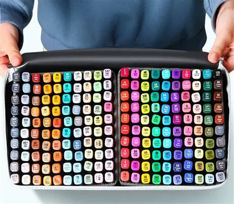 ТОВАРИ ДЛЯ ДІТЕЙ Набір скетч маркерів для малювання Touch Raven 120 шт Rivcont интернет