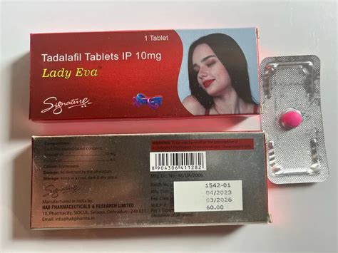 Lady Eva Tadafil Tablet 10 Mg At ₹ 991 Stripe Tadalafil Tablets In