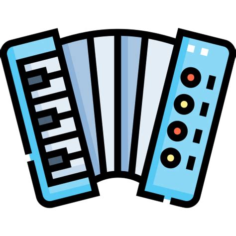 Accordion Detailed Straight Lineal Color Icon